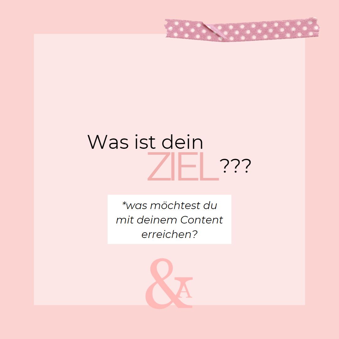 Über das Setzen von Zielen - Amper*and